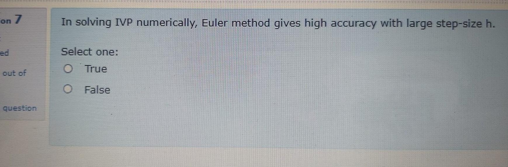 Solved EES on 7 In solving IVP numerically, Euler method | Chegg.com