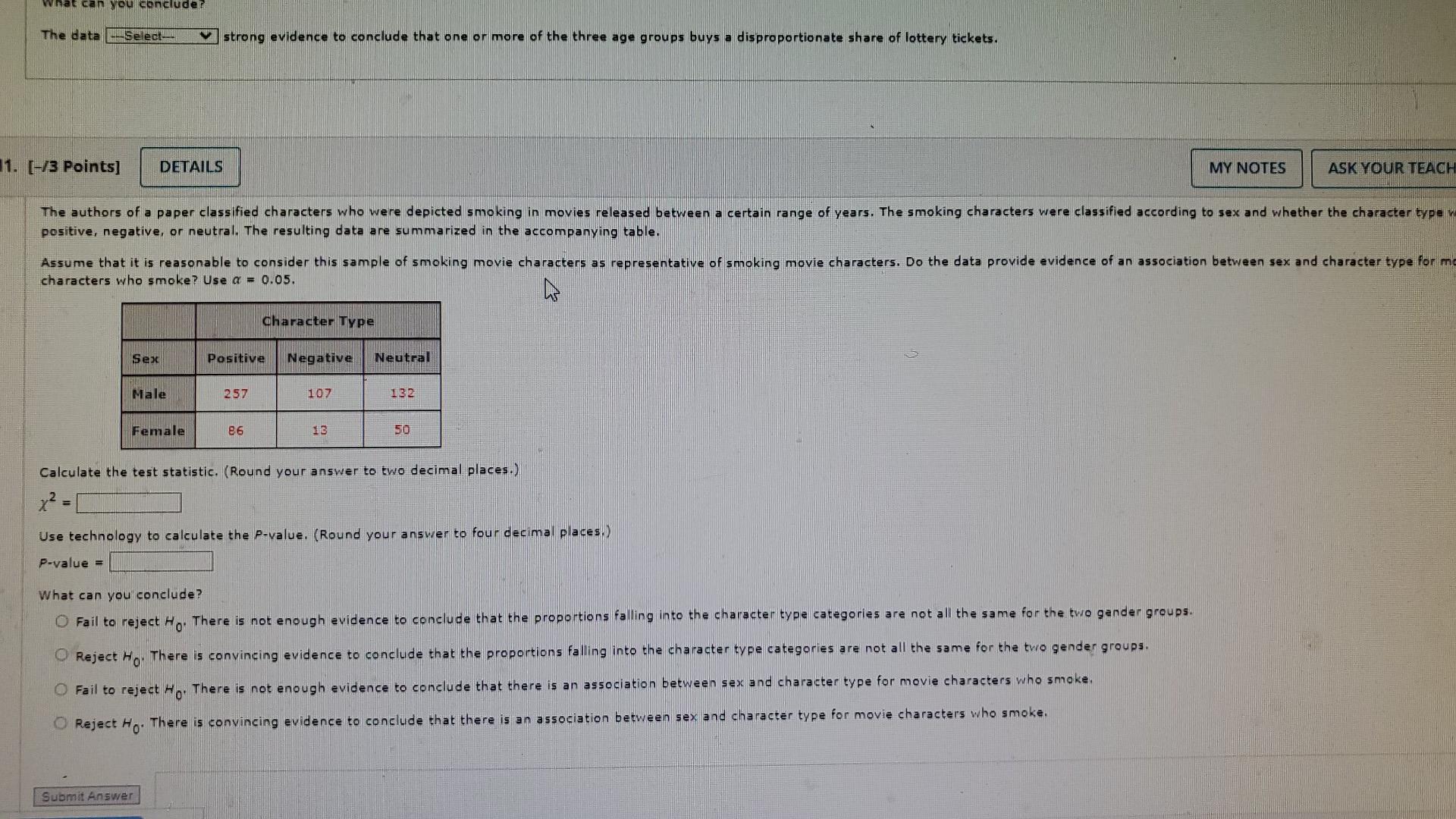 Solved what can you concluder The data useledel strong | Chegg.com