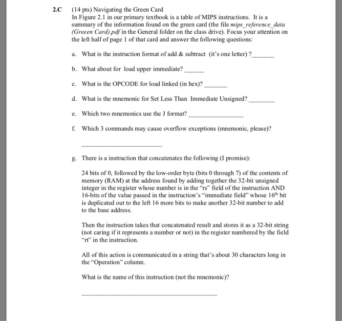 Solved In Figure 2.1 in our primary textbook is a table of | Chegg.com