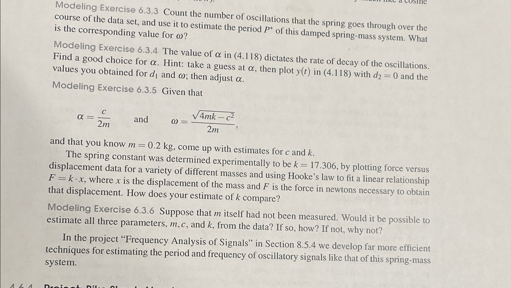 Modeling Exercise 6.3.3 ﻿Count the number of | Chegg.com