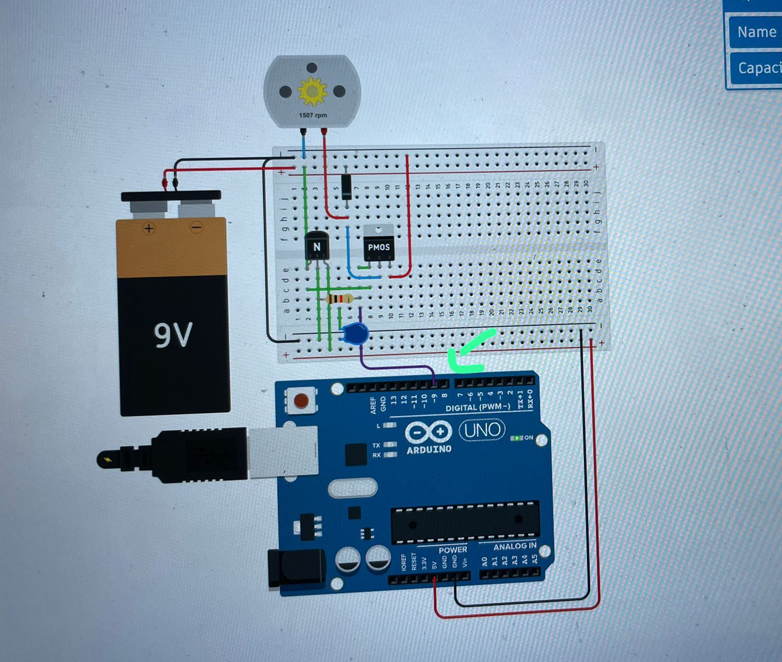 Solved I have made this circuit connected to arduino | Chegg.com