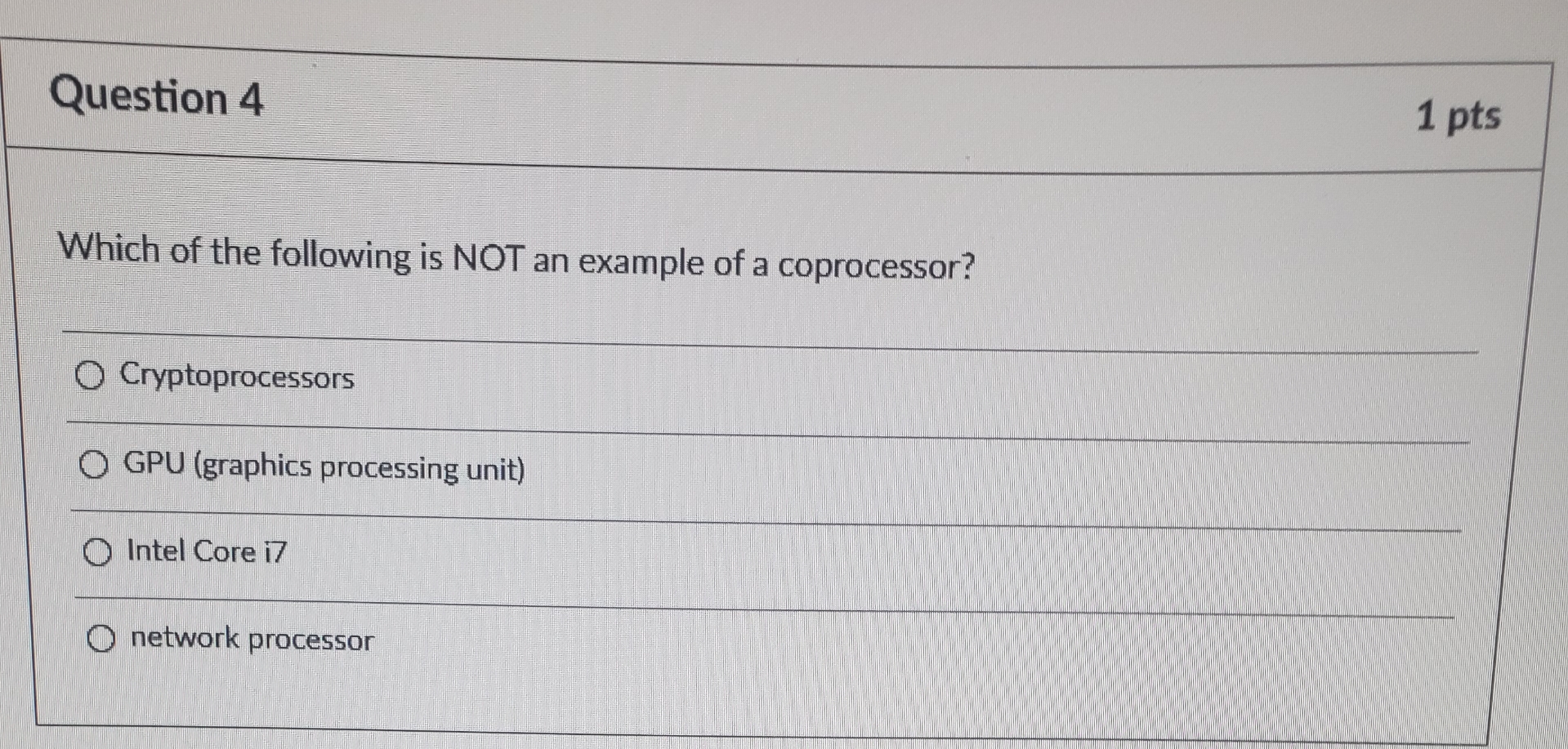 Solved Question 41 ﻿ptsWhich of the following is NOT an | Chegg.com