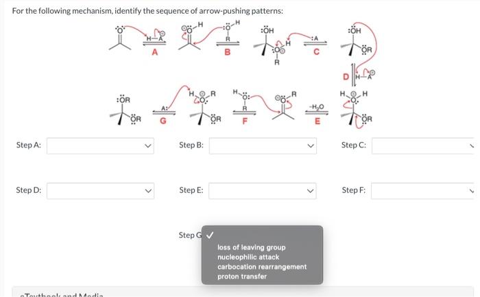 Identify the arrow-pushing pattern for each | Chegg.com Identify the arrow-pushing pattern for each | Chegg.com