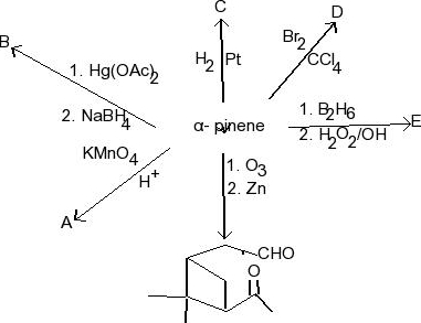 Solved One of the constituents of turpentine is | Chegg.com
