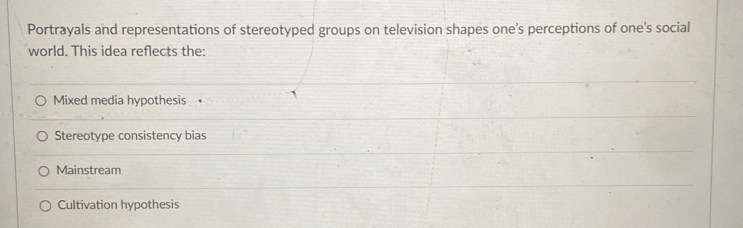 Solved Portrayals and representations of stereotyped groups | Chegg.com