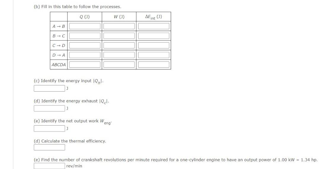 Solved compression ratio of an O tto cycle as shown in the | Chegg.com