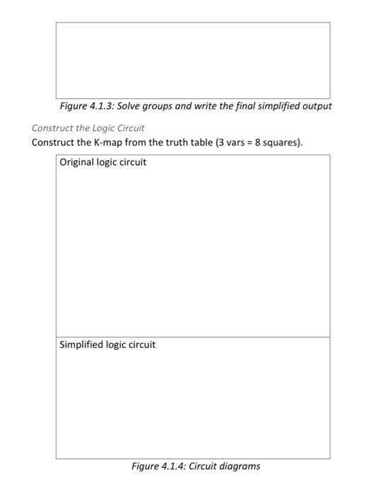 Solved Title Optimization Using K Maps 3 Variable 7026