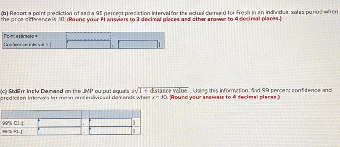 Solved The following partial JMP regression output for the | Chegg.com