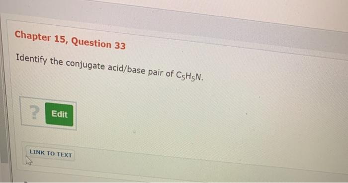 Solved Chapter 15, Question 33 Identify the conjugate | Chegg.com