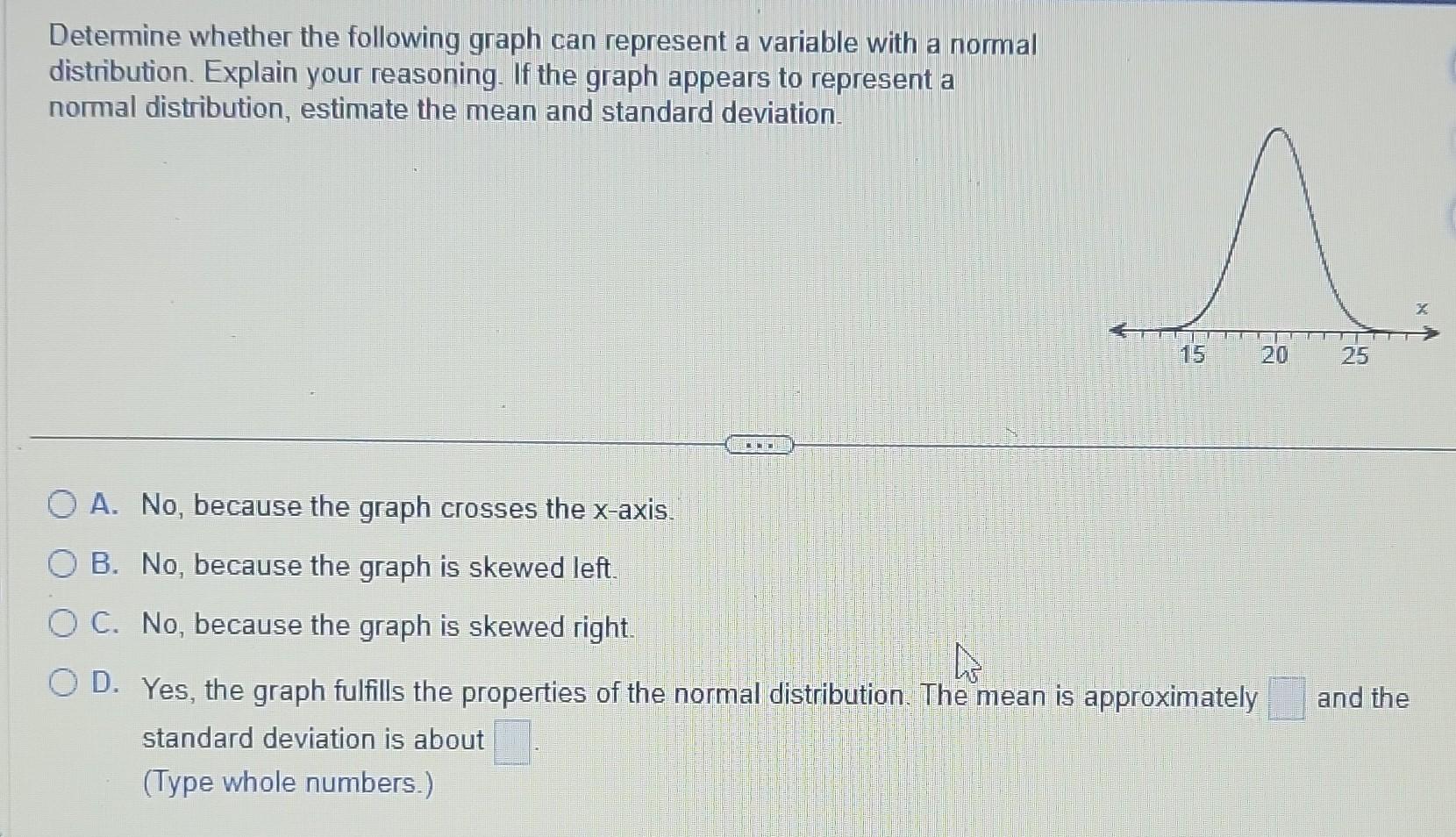 Solved Determine whether the following graph can represent a | Chegg.com