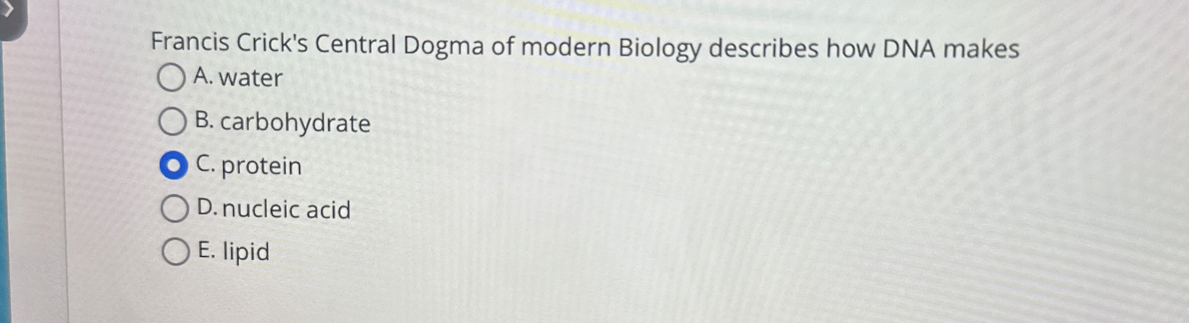 Solved Francis Crick's Central Dogma of modern Biology | Chegg.com