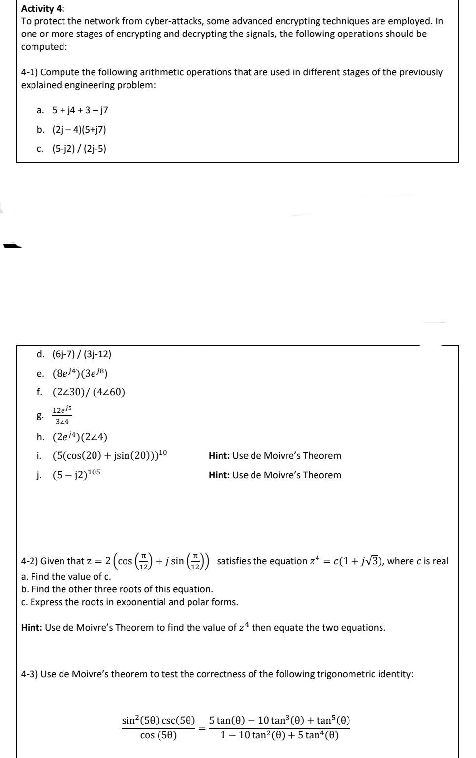 Solved Activity 4 To Protect The Network From
