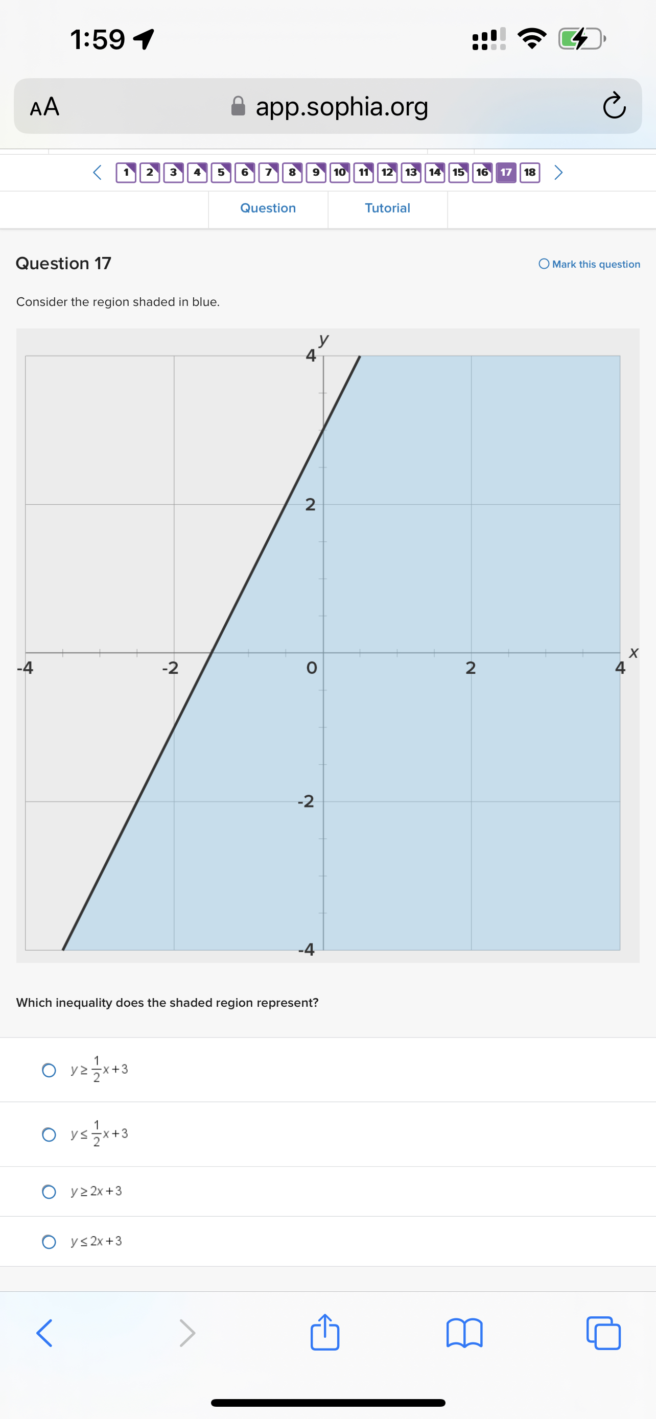 1:59 1AAapp.sophia.org:!?QuestionTutorialQuestion | Chegg.com