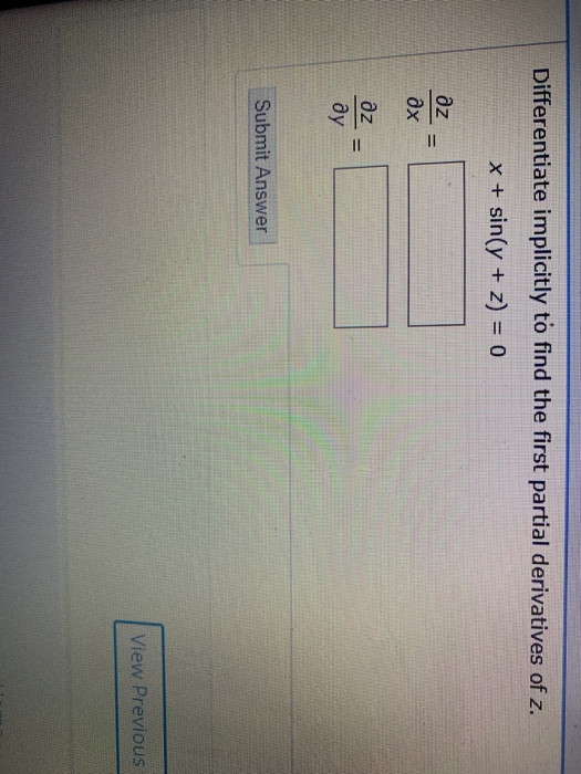 Solved Find Ow/ds and Ow/ot using the appropriate Chain | Chegg.com