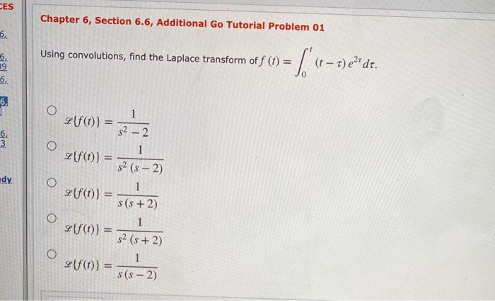 Solved CES Chapter 6, Section 6.6, Additional Go Tutorial | Chegg.com