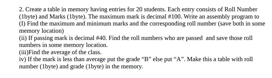 Solved Subject Microprocessor Ece 2 Nd Year Solve Parts 