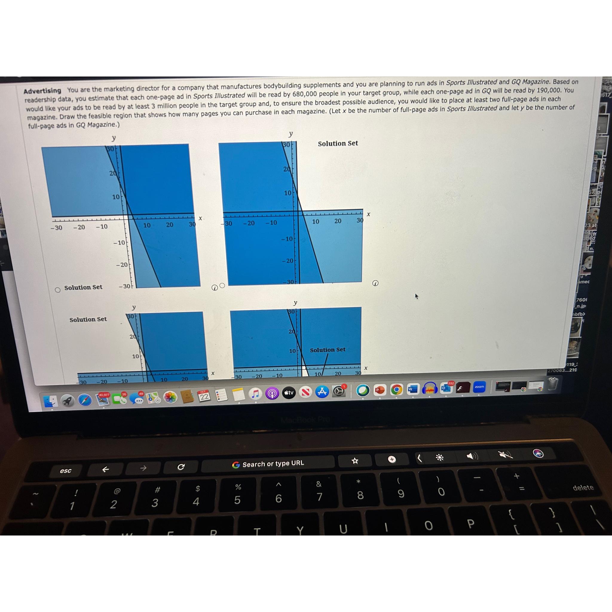 full-page ads in GQ Magazine.)Solution Set(i)Solution | Chegg.com