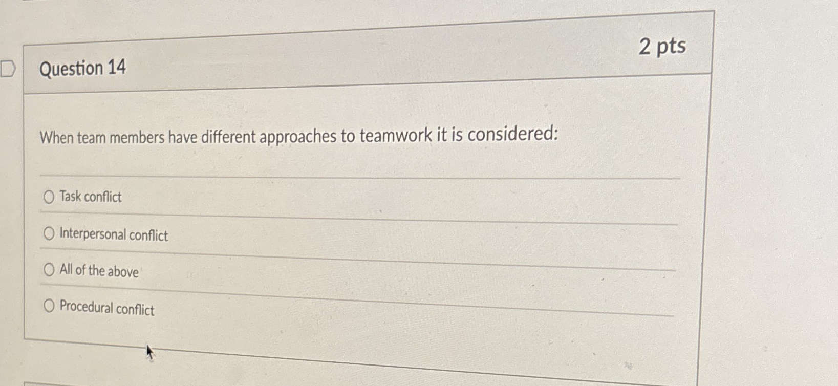 High Quality SOLUTION Question 142 ﻿ptsWhen team members have different | Chegg.com