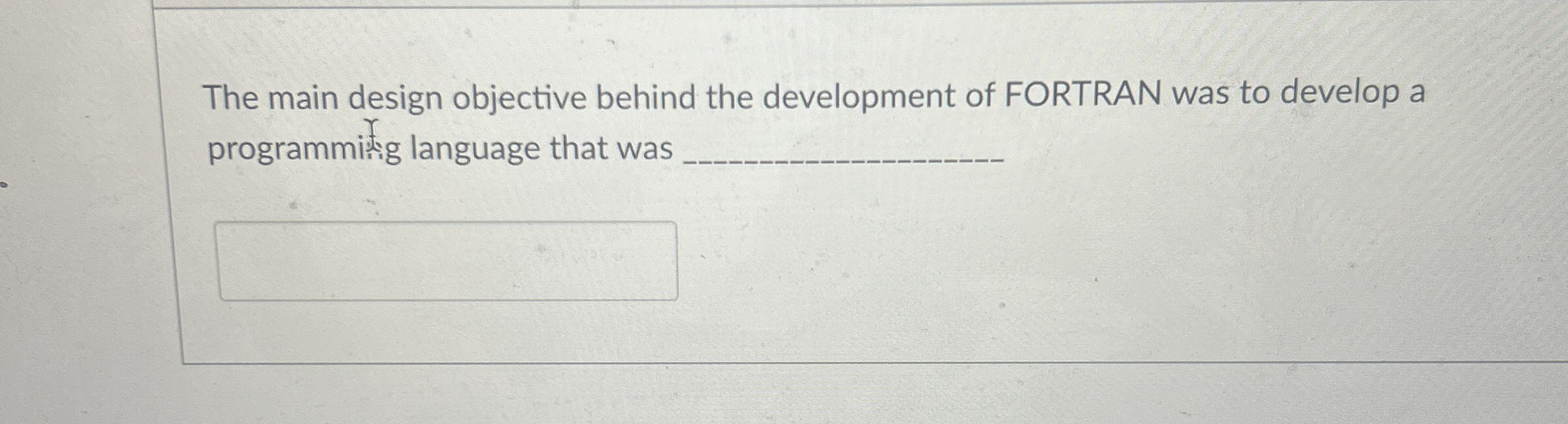 Solved The main design objective behind the development of | Chegg.com