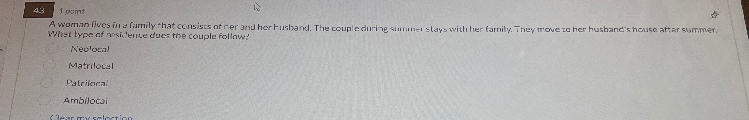 Solved A woman lives in a family that consists of her and | Chegg.com