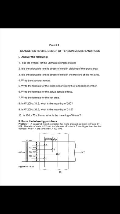 Solved A miscellaneous channel MC 300 x 67 is bolted as | Chegg.com