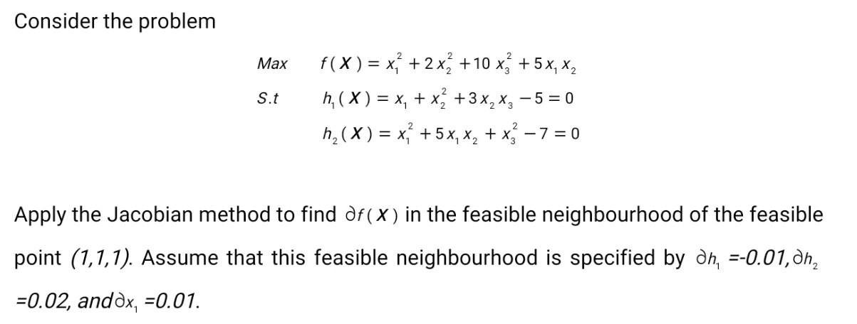 Solved Consider the problem Max S.t | Chegg.com