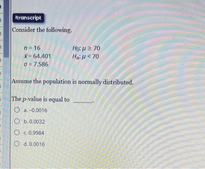 Solved Consider the following. | Chegg.com