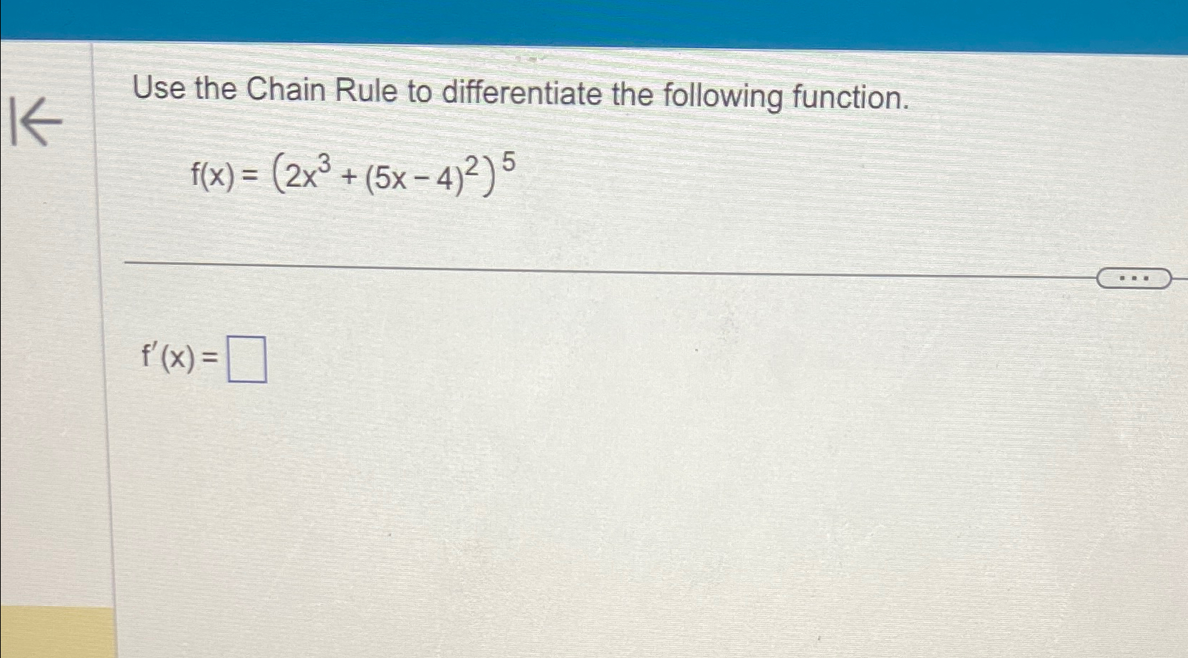Solved Use the Chain Rule to differentiate the following | Chegg.com