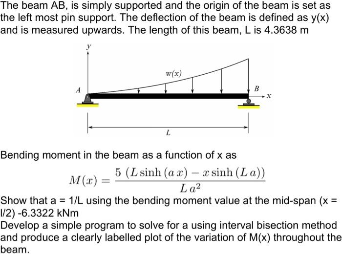 Solved COMPUTATIONAL METHOD OD CIVIL ENGINEERINGUSE MATLAB | Chegg.com