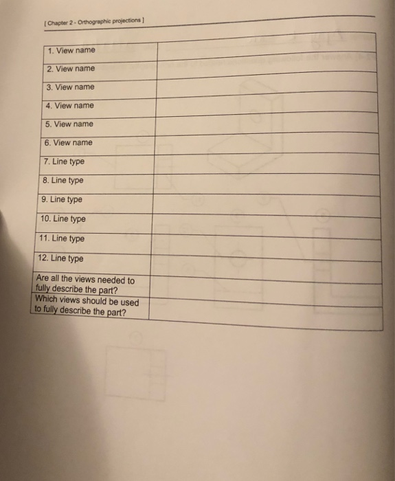 Solved Chapter 2-Orthographic projections alis14 Ajay K. Sah | Chegg.com
