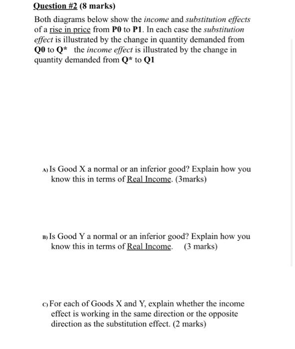 Question \#2 (8 marks) Both diagrams below show the | Chegg.com
