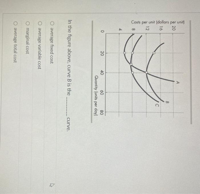 Solved In the figure above, curve B is the curve. average | Chegg.com