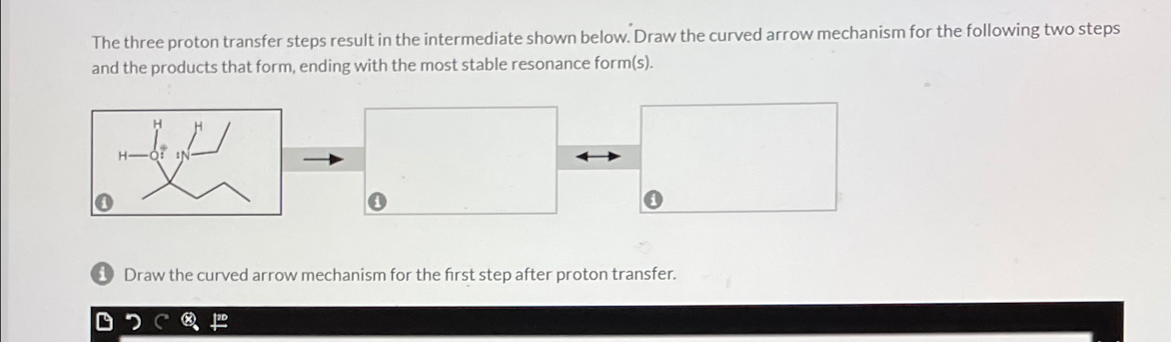 Solved The three proton transfer steps result in the | Chegg.com