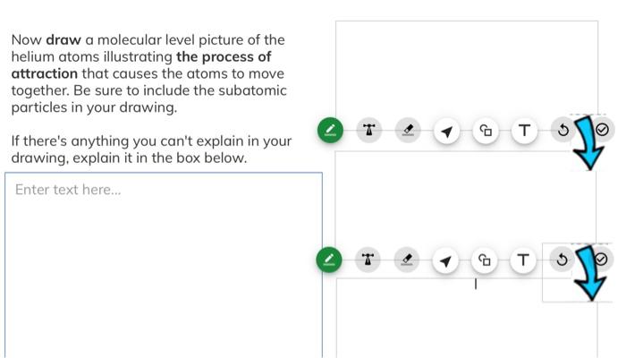 Solved Now draw a molecular level picture of the helium | Chegg.com