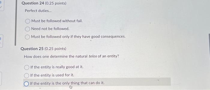 Solved Perfect duties... Must be followed without fail. Need | Chegg.com