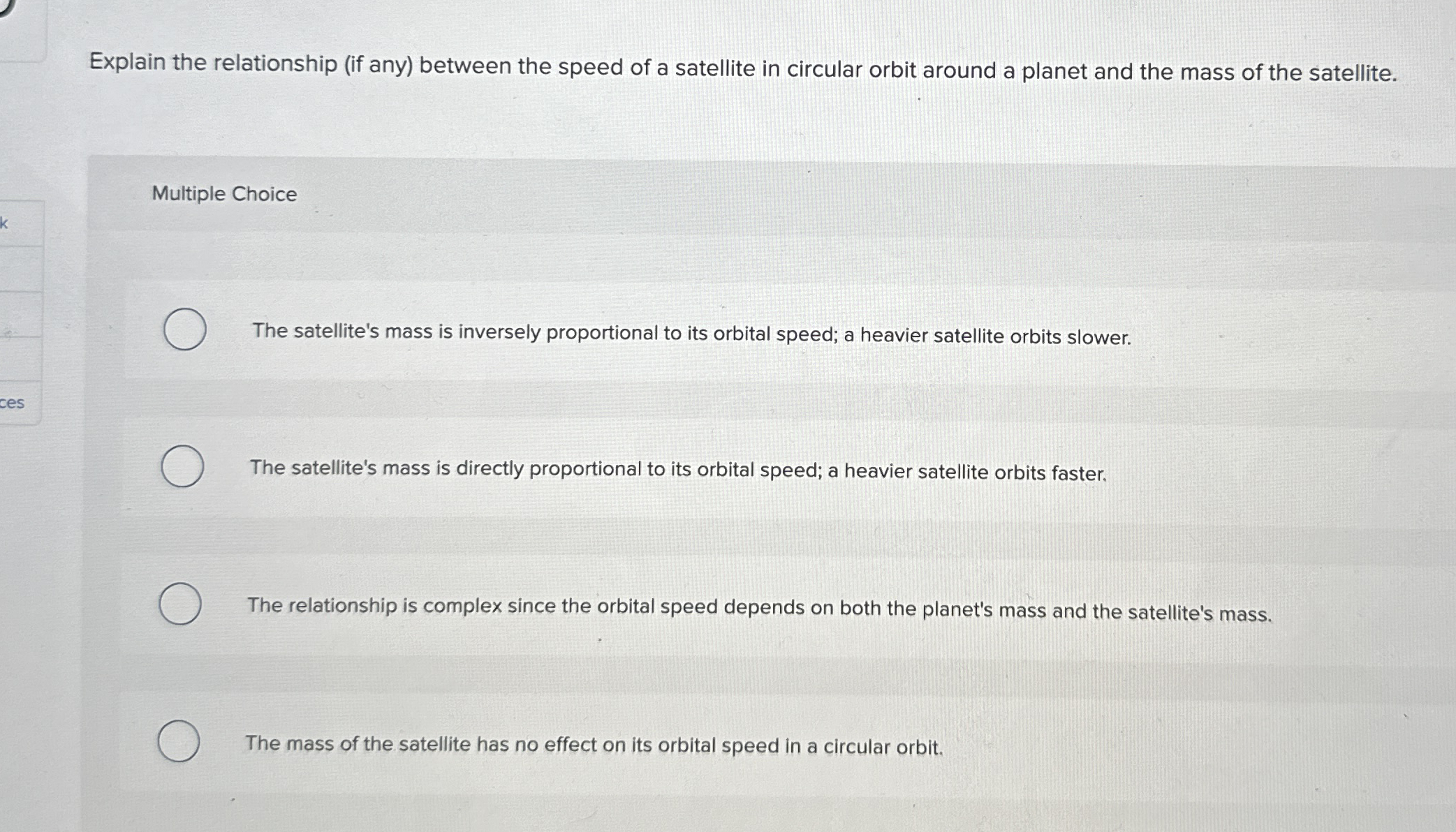 Solved Explain the relationship (if any) ﻿between the speed | Chegg.com