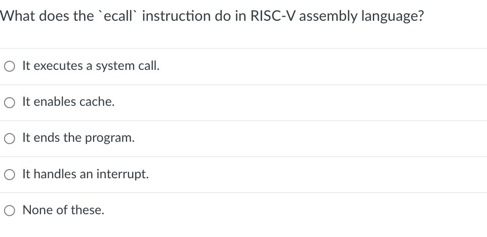 Solved What does the instruction do in RISC-V assembly | Chegg.com