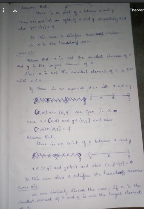 Solved Theorem 2e: [Theorem i−1,1] Theorem 20 - (i) Every | Chegg.com