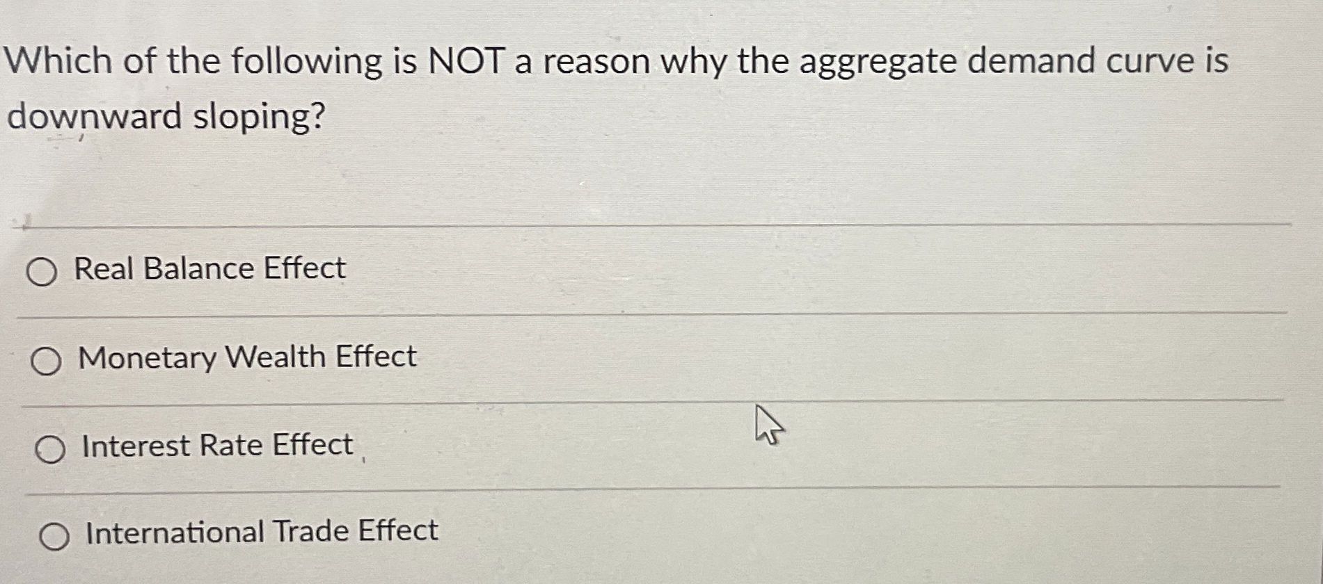 Solved Which of the following is NOT a reason why the | Chegg.com