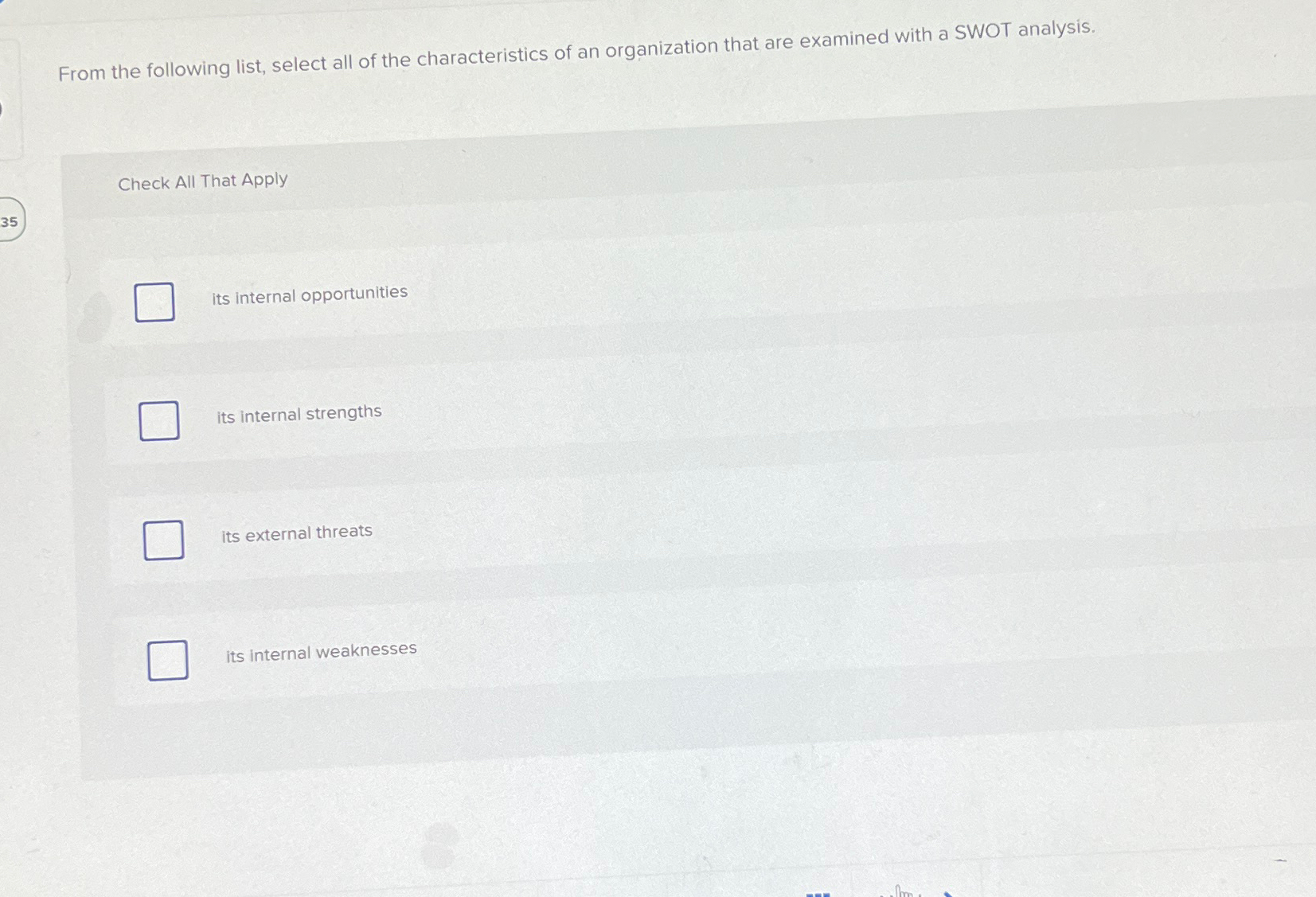 Solved From the following list, select all of the | Chegg.com