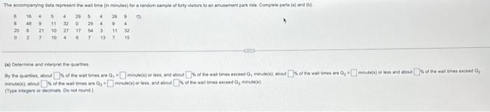 Solved \begin{tabular}{llllllllll} 6 & 16 & 4 & 5 & 4 & 29 & | Chegg.com