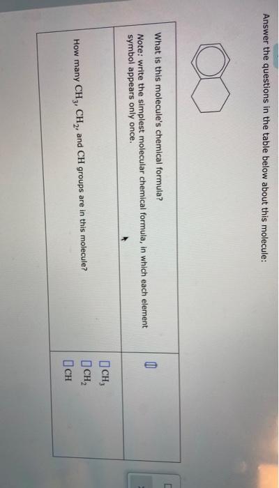 Solved Answer the questions in the table below about this | Chegg.com