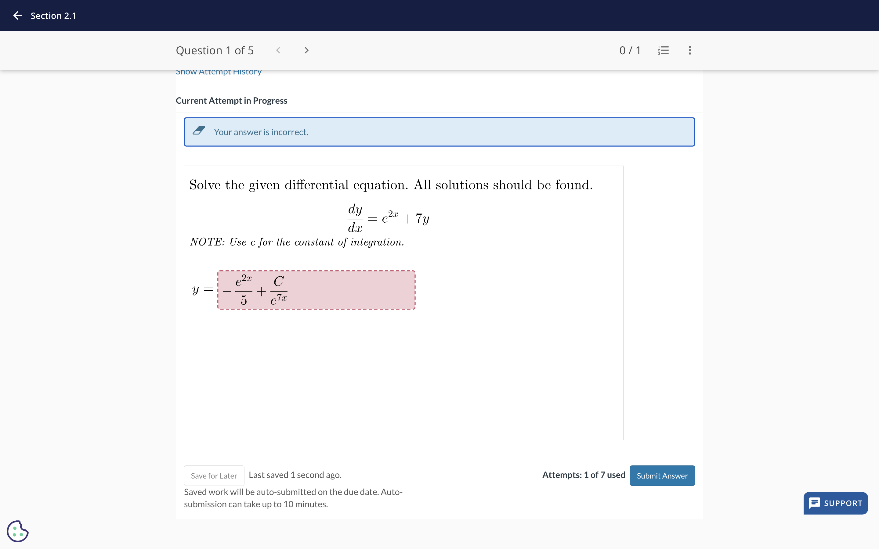 Solved Solve the given differential equation. All solutions | Chegg.com