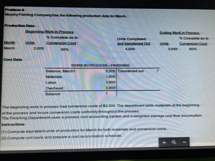 Solved How can i find Begining work in process of materials | Chegg.com
