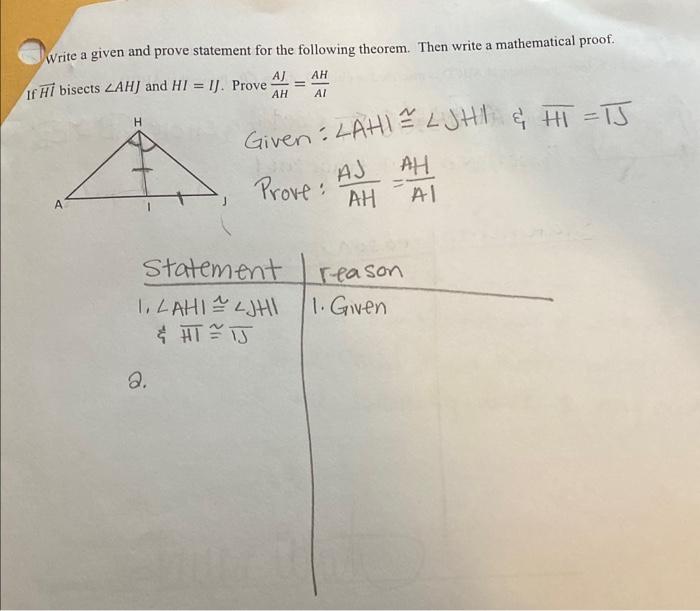 Solved Write a given and prove statement for the following | Chegg.com