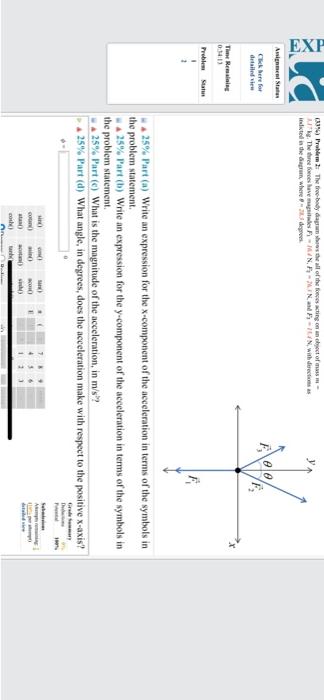 Solved 4 25\% Part (a) Write an expression for the | Chegg.com