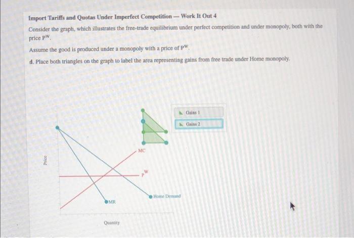Solved Import Tariffs and Quofas Under Imperfect Competition | Chegg.com