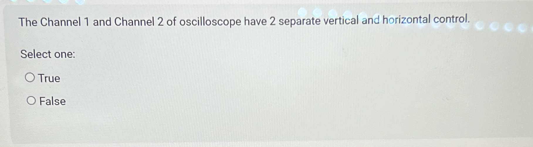 Solved The Channel 1 ﻿and Channel 2 ﻿of oscilloscope have 2 | Chegg.com