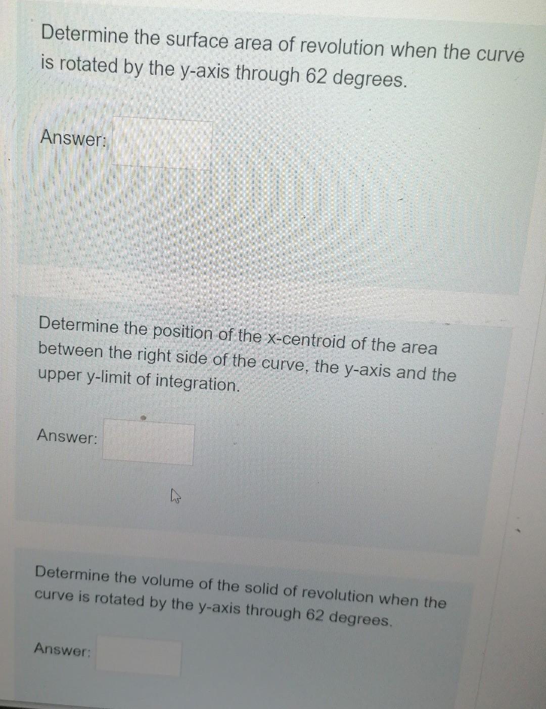 Solved Q1. The figure below is a plot of the equation of the | Chegg.com