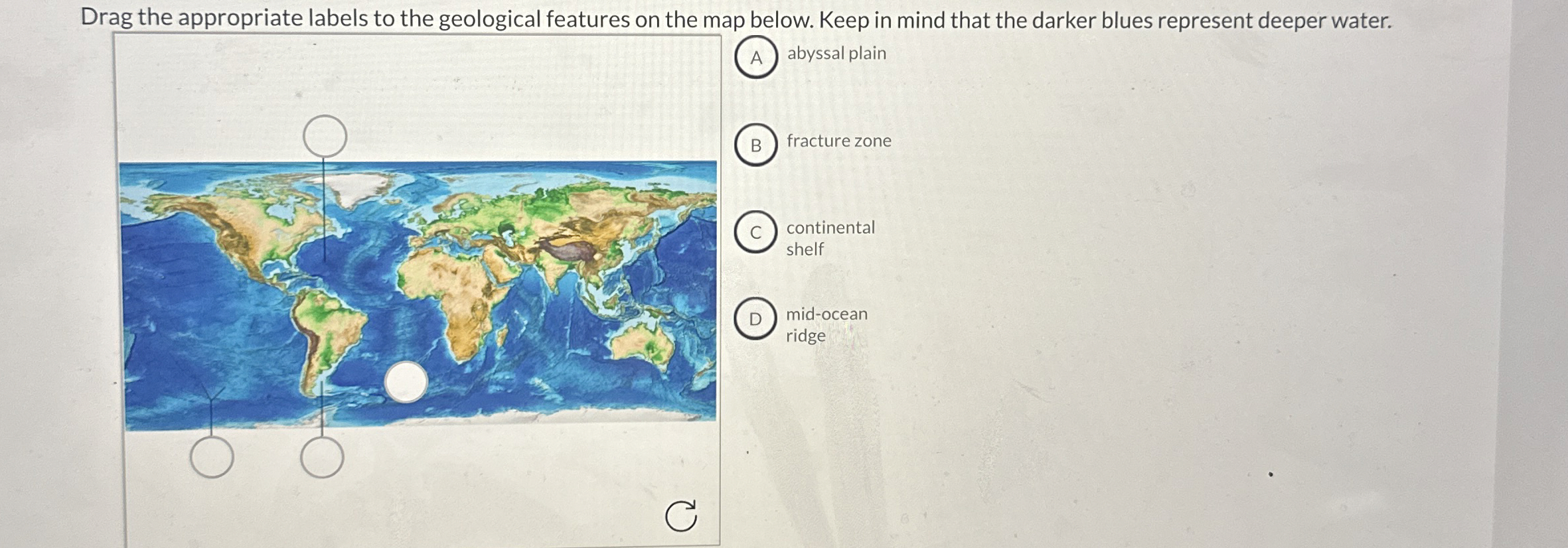 [Solved]: Drag the appropriate labels to the geological feat
